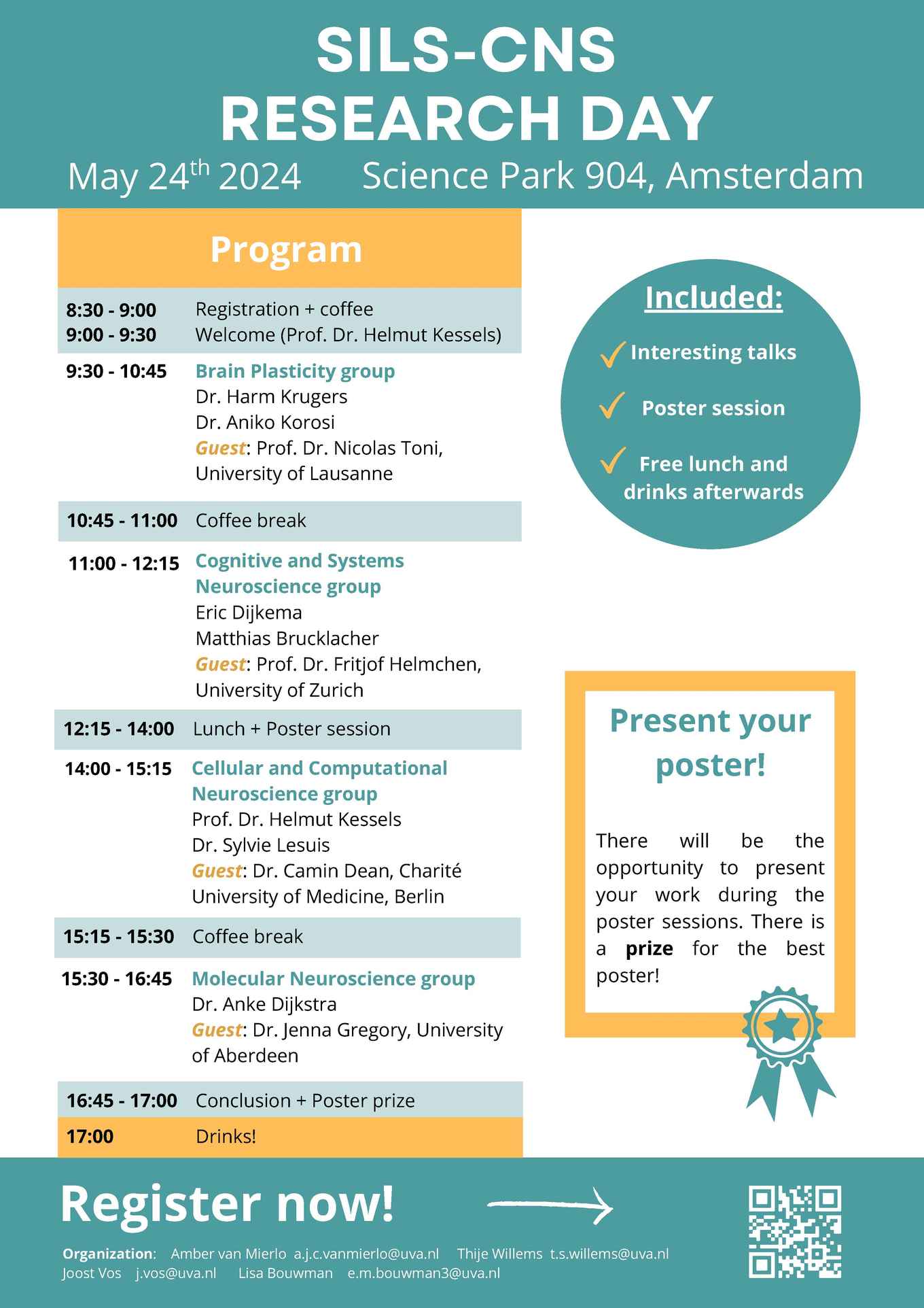 SILS CNS Research Day 2024 - SILS - University of Amsterdam